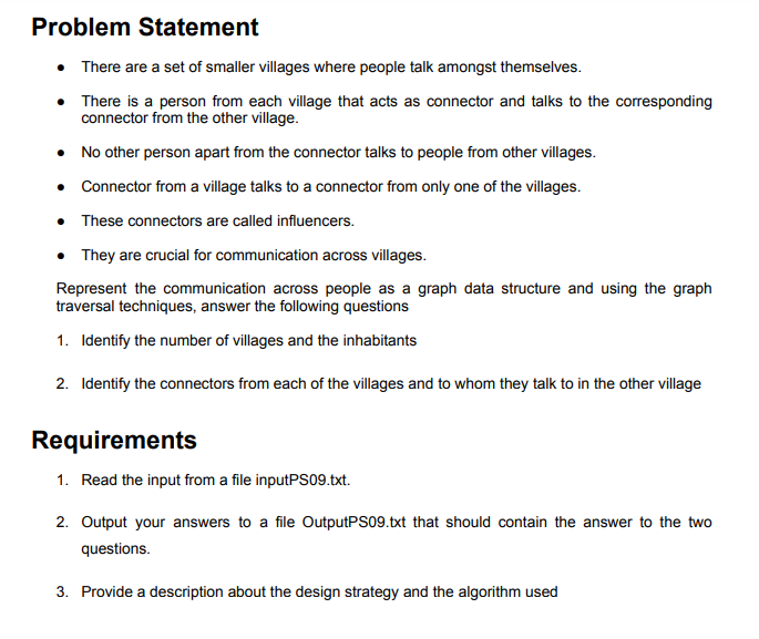 Solved Problem Statement - There are a set of smaller | Chegg.com