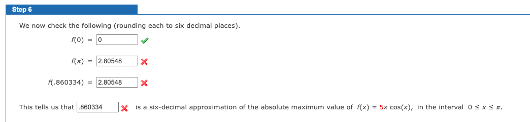 Solved We now check the following (rounding each to six | Chegg.com