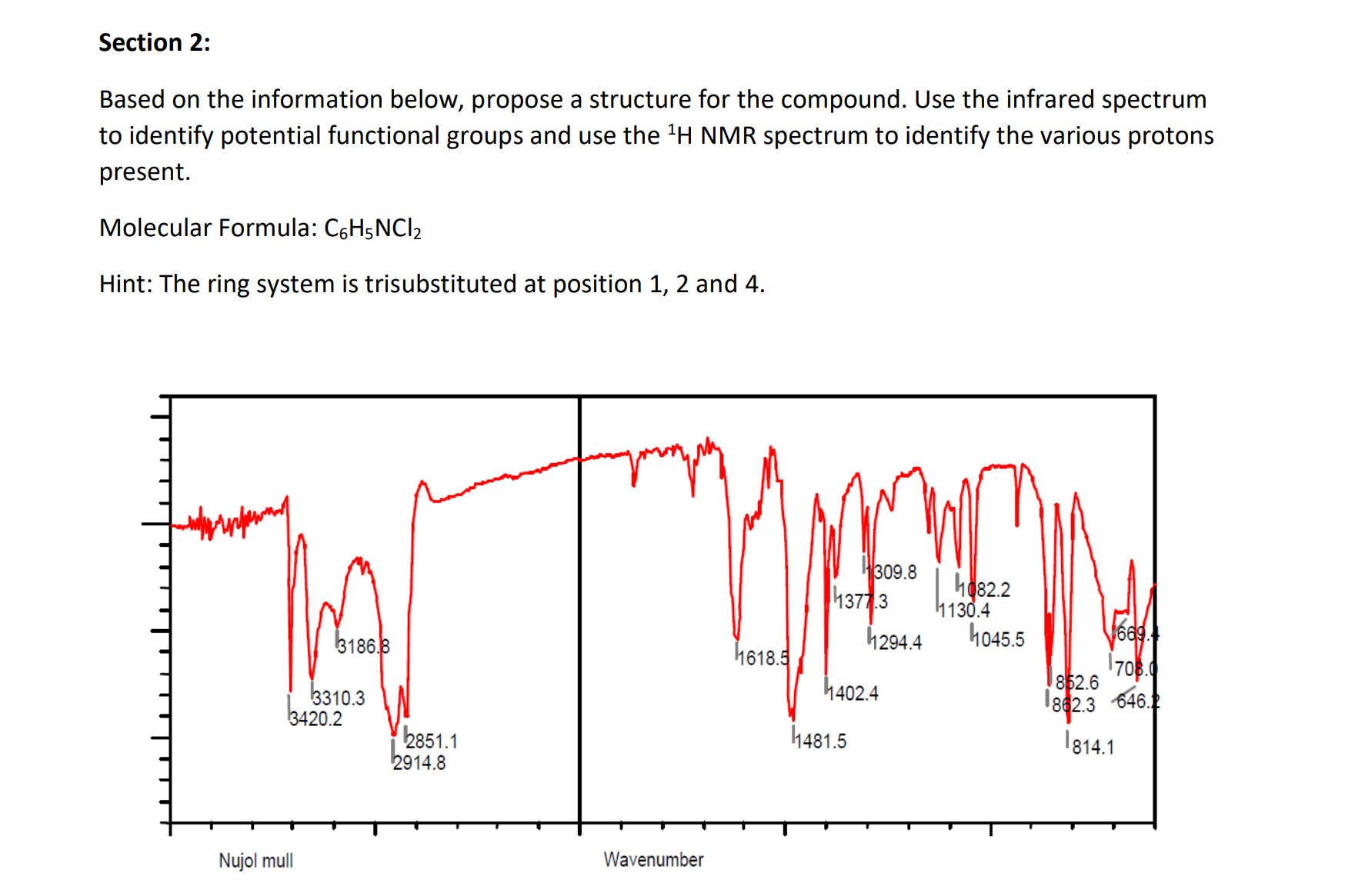 Solved Section 2: Based on the information below, propose a | Chegg.com