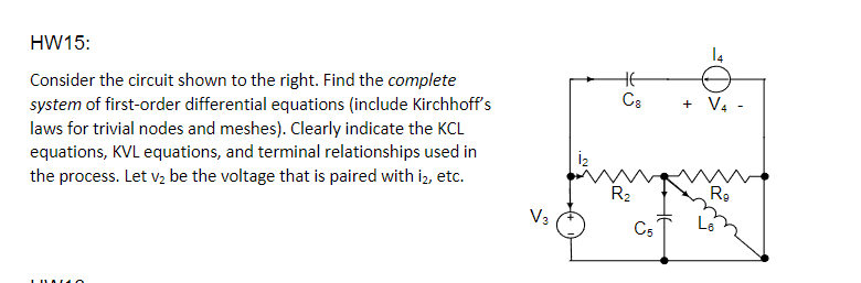Solved HW15: Consider the circuit shown to the right. Find | Chegg.com