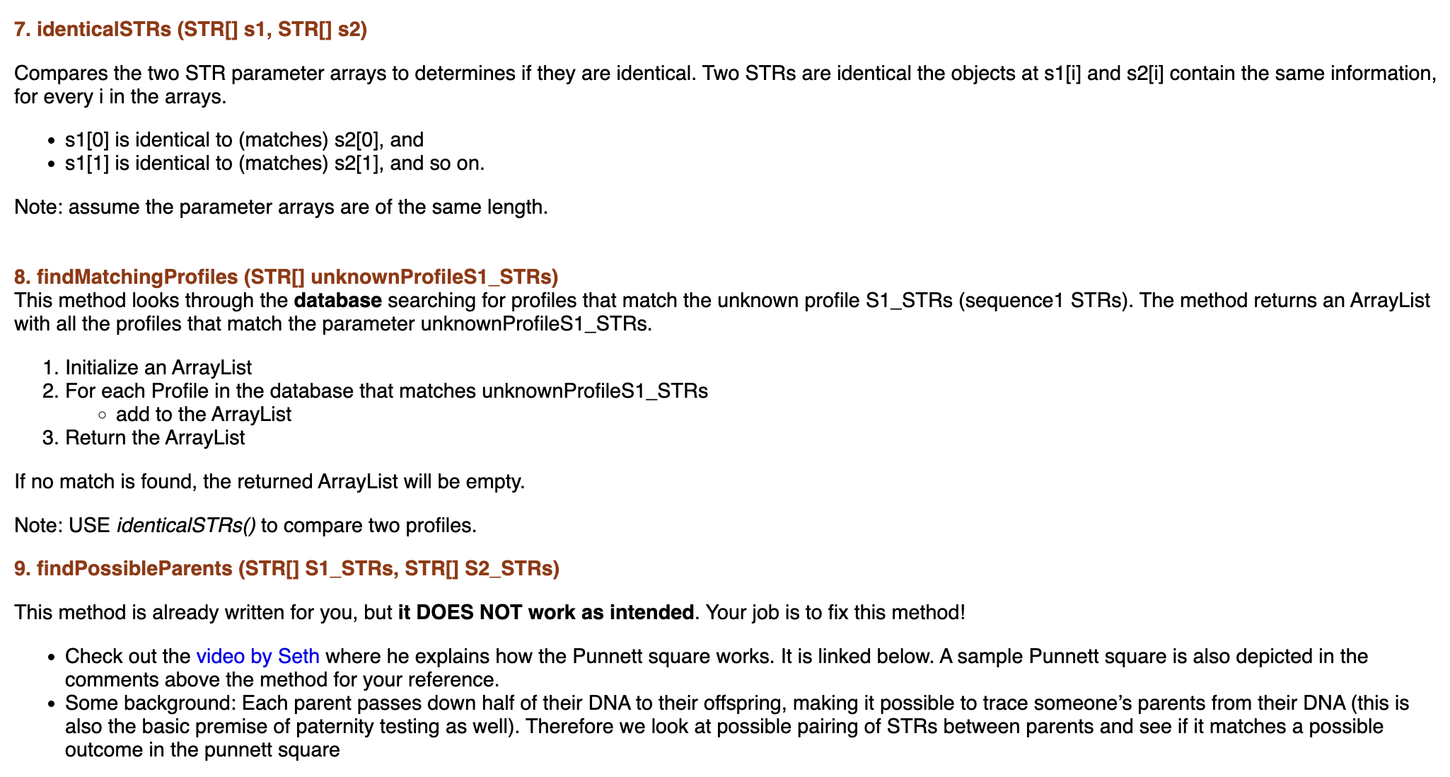 Solved This class has two instance variables: - database | Chegg.com