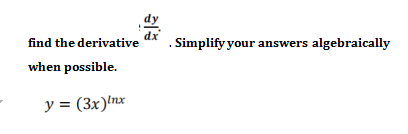 Solved dx find the derivative when possible. Simplify your | Chegg.com