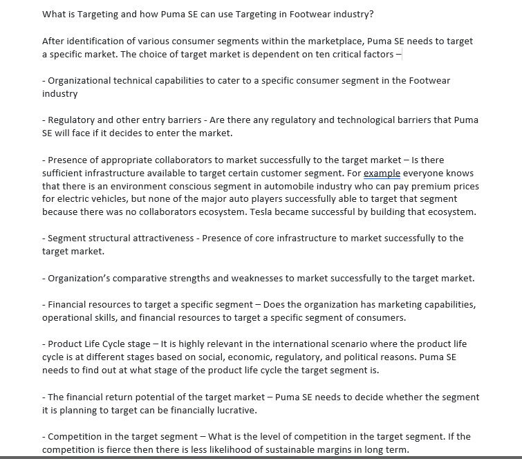 Solved Use the attached template below to make the STP of | Chegg.com
