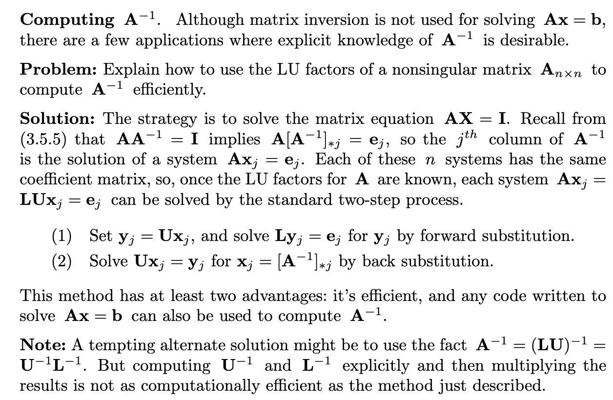 Solved A=⎝⎛1434181652630⎠⎞ (a) Determine the LU factors of | Chegg.com