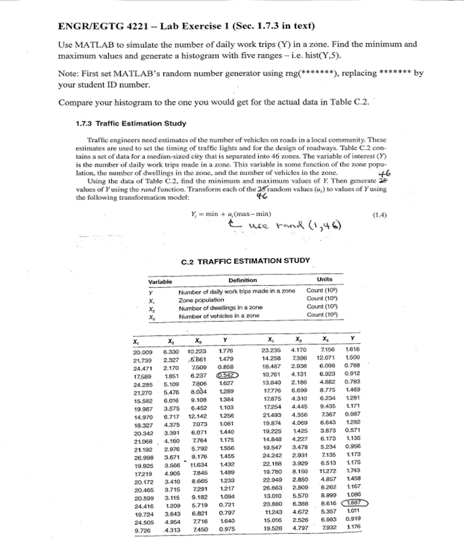 Solved 1) !!!!!!!!!!!!!!!!!!!!!!!!Only USE MATLAB OTHERWISE | Chegg.com