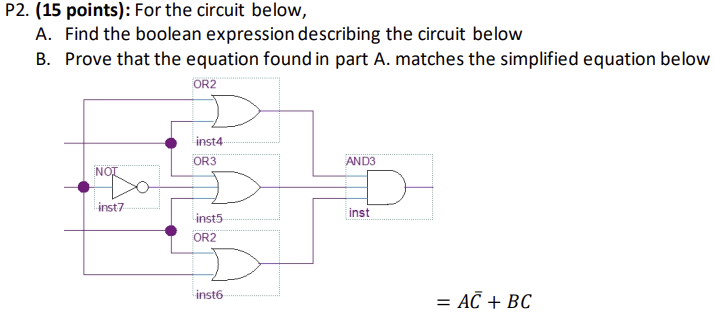 Solved P2. (15 points): For the circuit below, A. Find the | Chegg.com Solved P2. (15 points): For the circuit below, A. Find the | Chegg.com