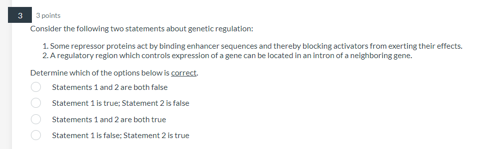 Solved 3 3 points Consider the following two statements | Chegg.com