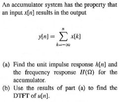 [Solved]: An accumulator system has the property that an i