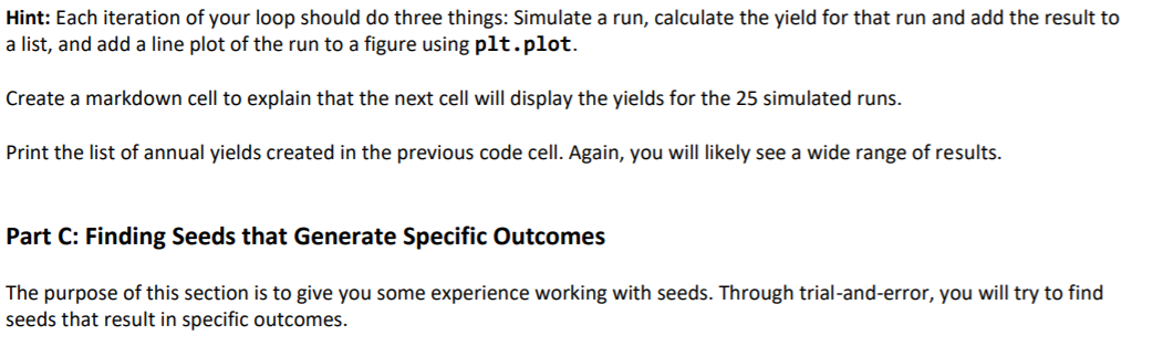 Solved PYTHON I have figured out part A but i cant figure | Chegg.com