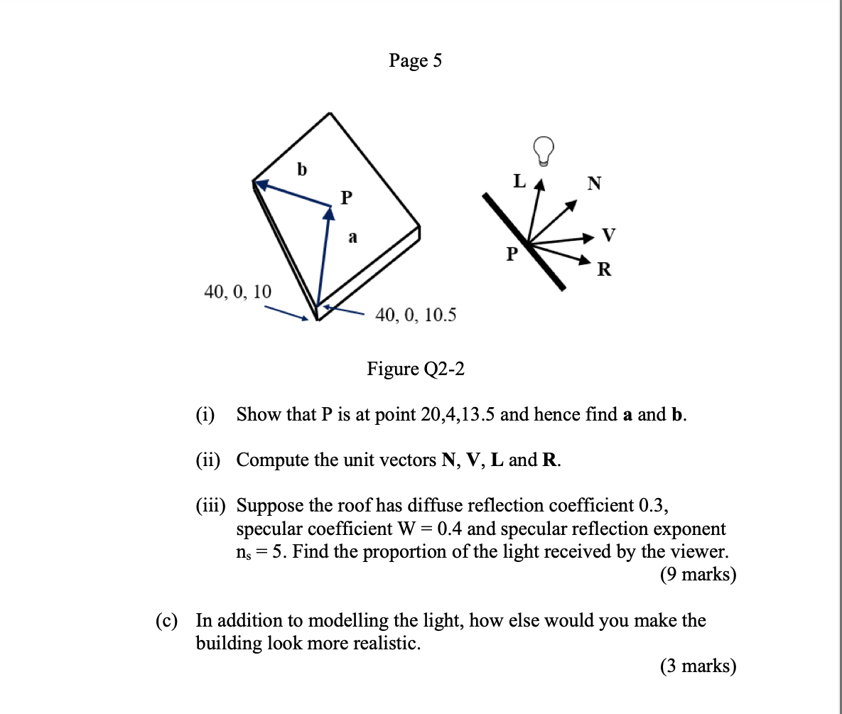 Solved Page 4 2. (a) This part refers to one of the roof | Chegg.com