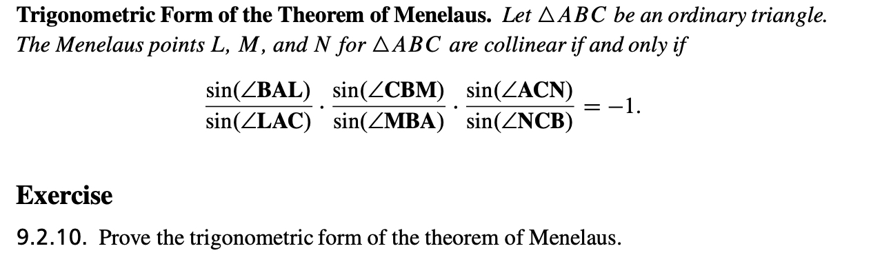 Solved Exercise9.2.10. ﻿Prove the trigonometric form of the | Chegg.com