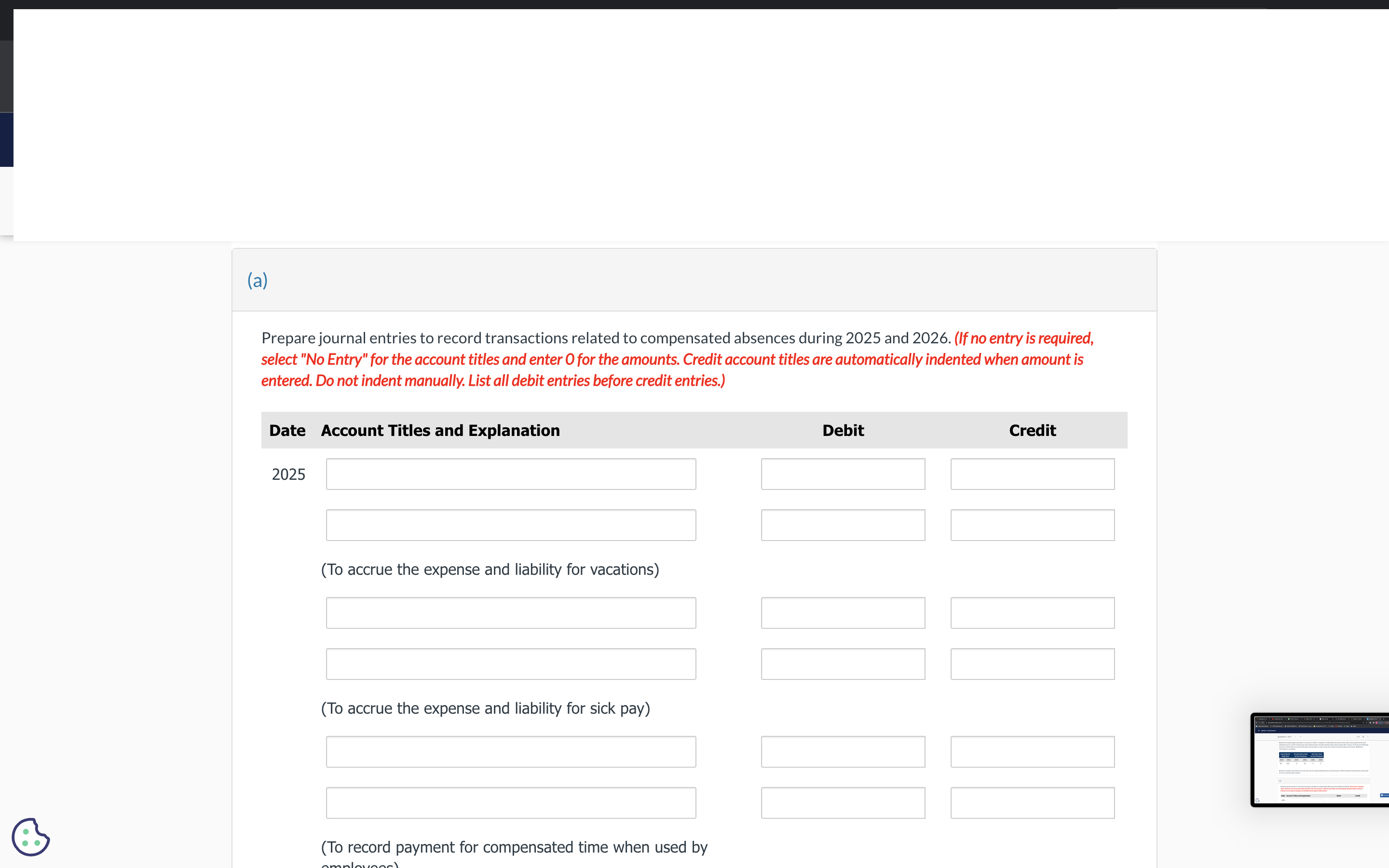 Blossom Company began operations on January 2, 2025. | Chegg.com