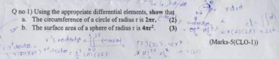 Solved Q no 1) Using the appropriate differential elements, | Chegg.com Solved Q no 1) Using the appropriate differential elements, | Chegg.com