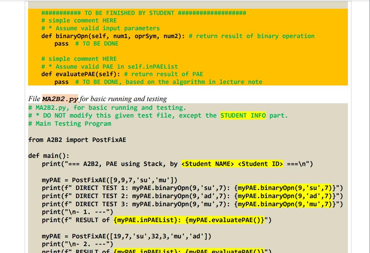 Solved A2B2 (10 marks) Develop a Stack-Based Application of | Chegg.com
