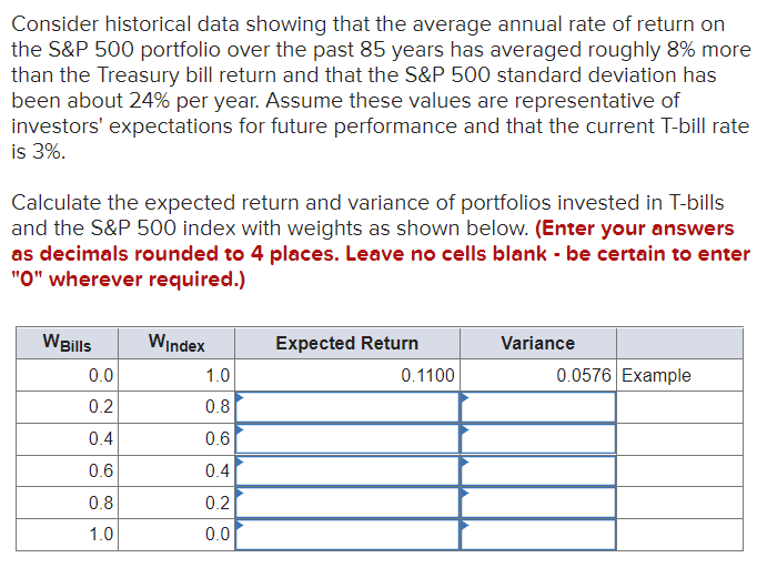 Solved Consider historical data showing that the average | Chegg.com