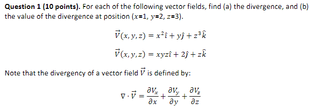 Solved Question 1 ( 10 points). For each of the following | Chegg.com