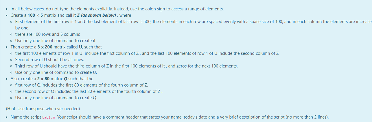 Solved This Is A Matlab Question And It Should Be Solved By 0828