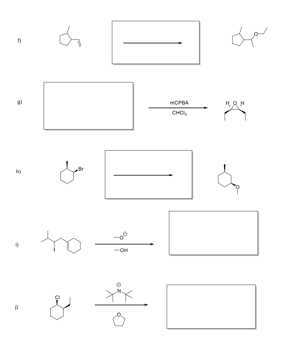 Solved Please fill in the missing reactants, reagents or | Chegg.com