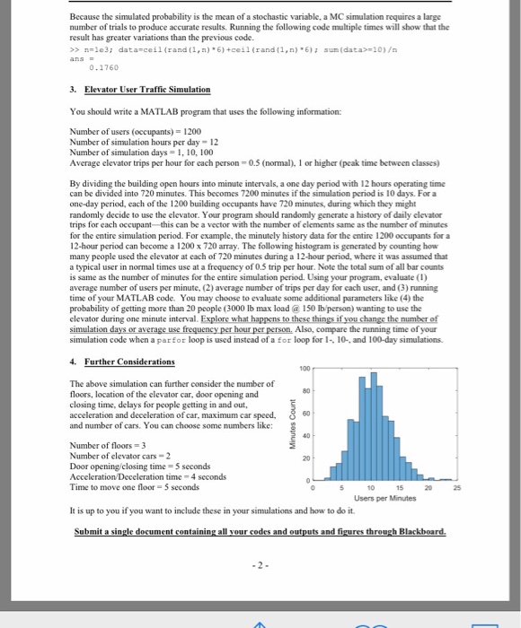 Sustainability Project Elevator Traffic By Monte