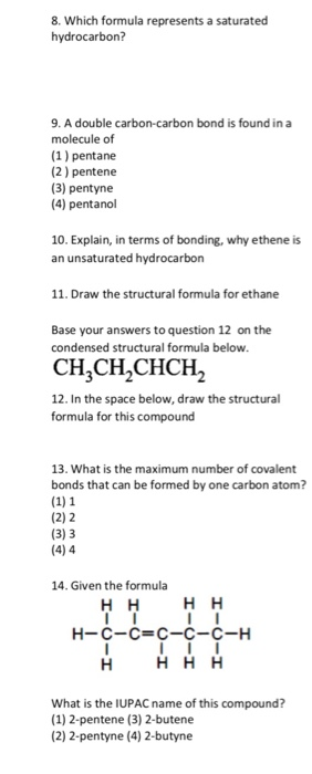 Solved 8 Which Formula Represents A Saturated Hydrocarbon Chegg solved-8-which-formula-represents-a-saturated-hydrocarbon-chegg