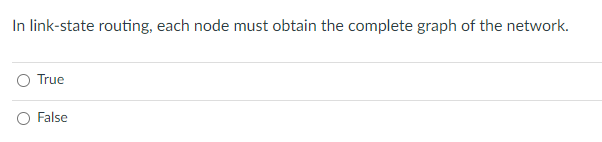 Solved In link-state routing, each node must obtain the | Chegg.com