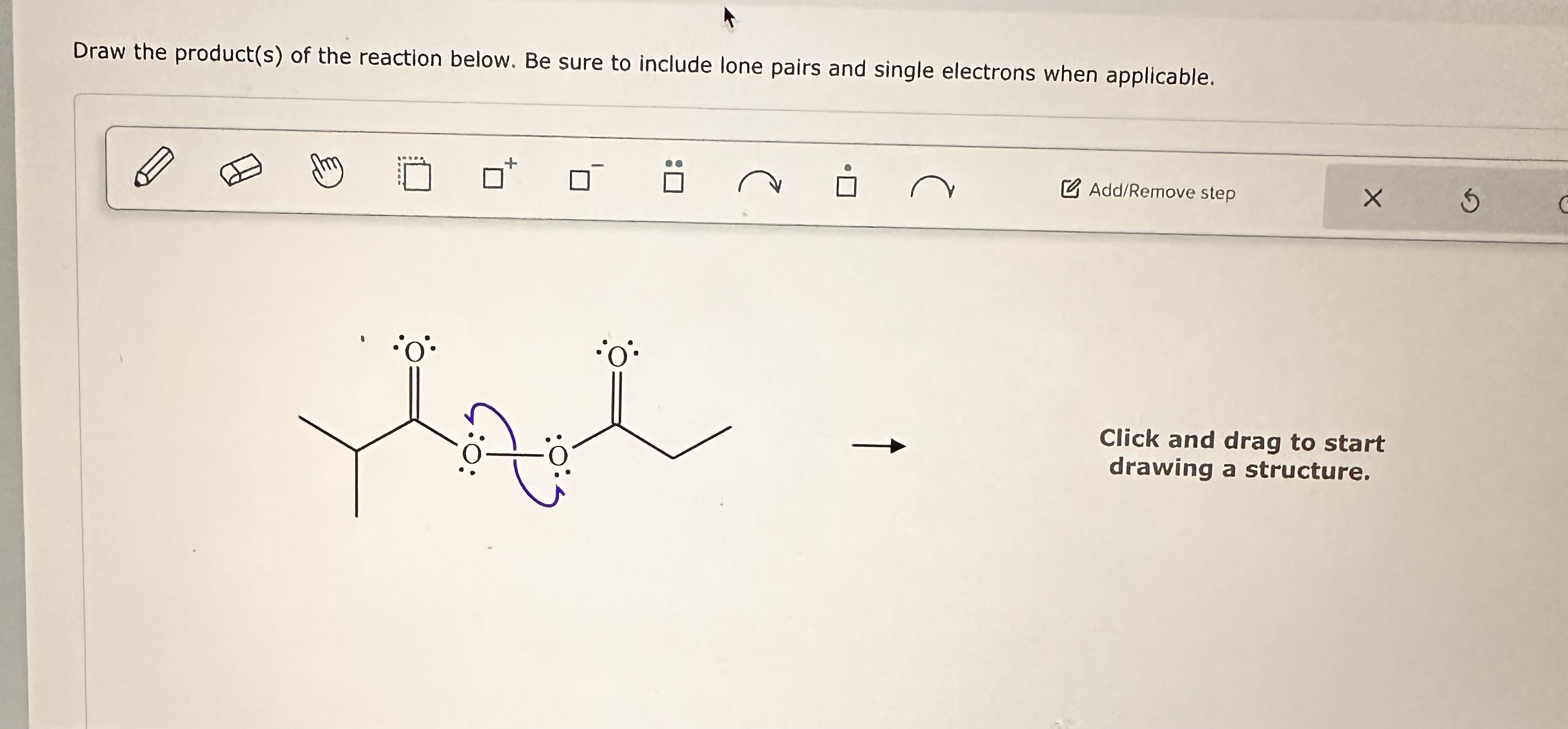 Solved Add curved arrows to show the forming and breaking of | Chegg.com