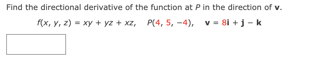 Solved Find the directional derivative of the function at P | Chegg.com