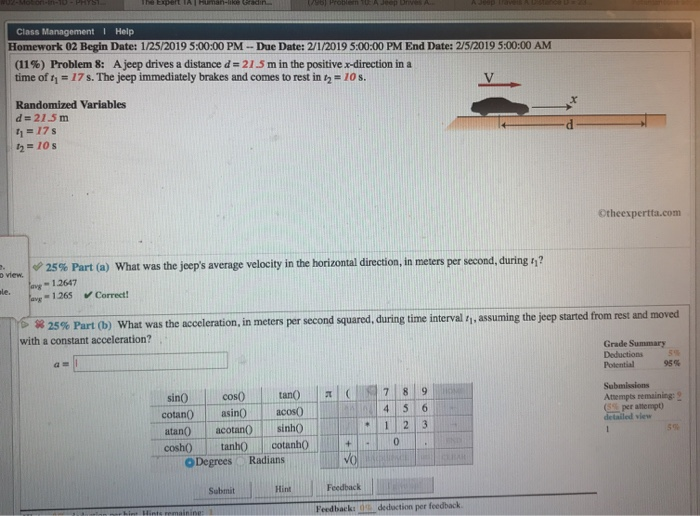 Solved Class Management Help Homework 02 Begin Date: | Chegg.com