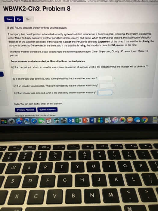 Solved //webwork mat WBWK2-Ch3: Problem 8 Prev Up 5 pts) | Chegg.com