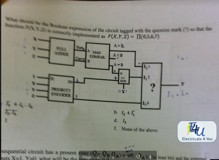 Solved can someone show me the truth table of how to solve | Chegg.com