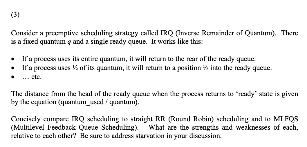 Solved Waldspurger and Weihl introduced a scheduling | Chegg.com