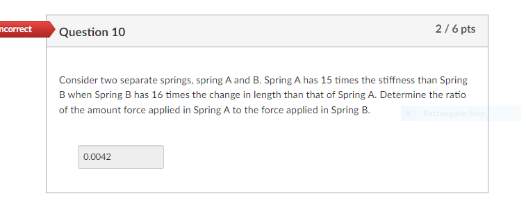 Solved Consider two separate springs, spring A and B. Spring | Chegg.com