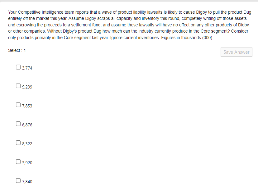 Solved Your Competitive Intelligence team reports that a | Chegg.com