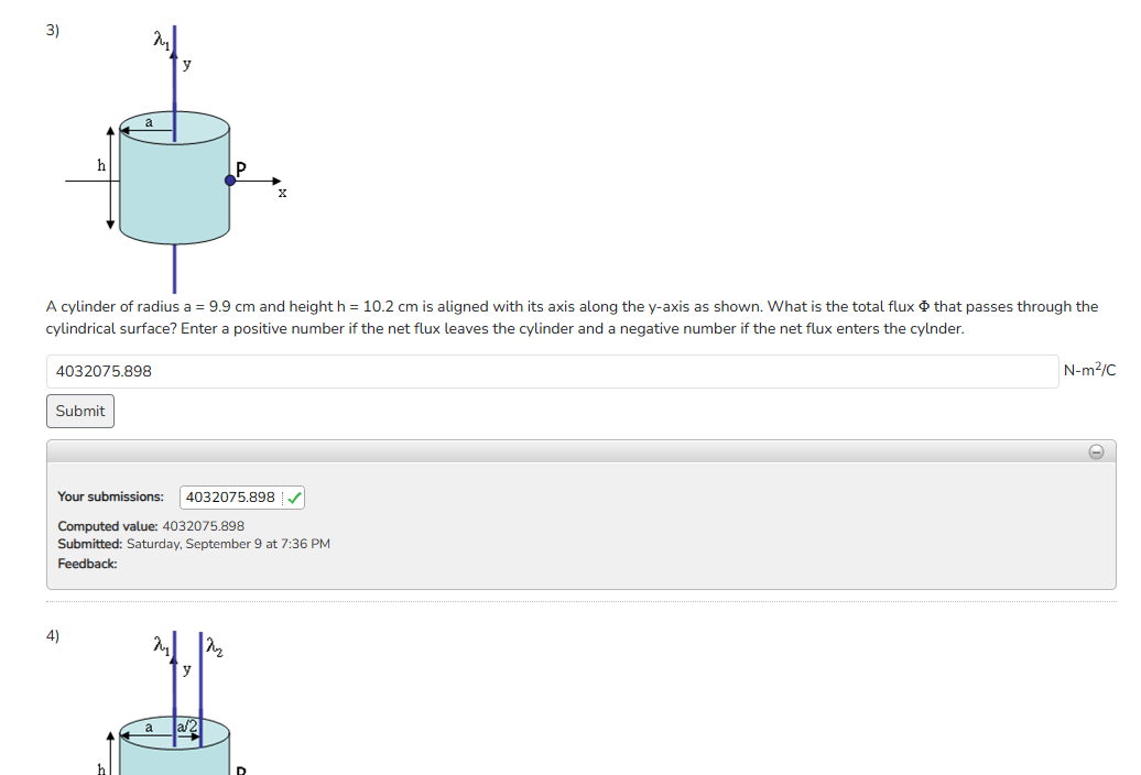 Solved 5) What is the total flux Φ that now passes through | Chegg.com
