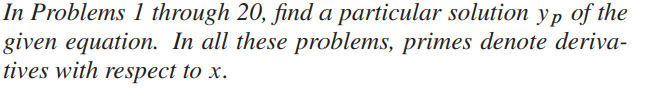 Solved 13. y′′+2y′+5y=exsin.In Problems 1 through 20, find a | Chegg.com
