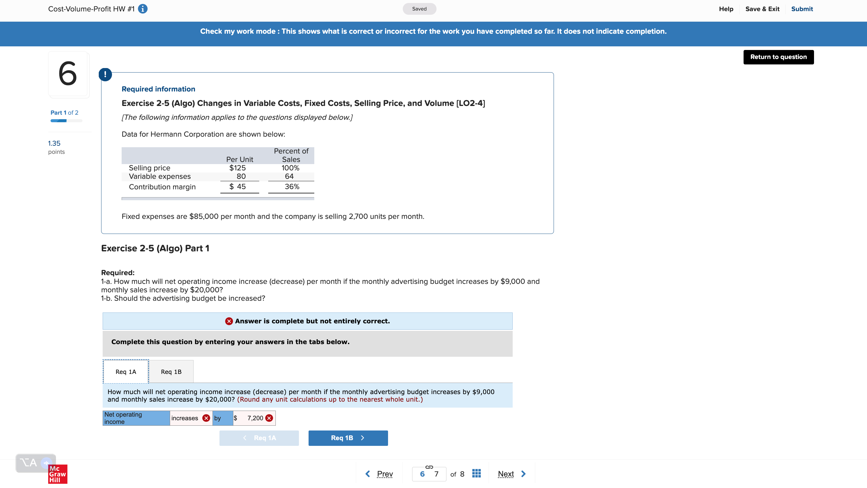 Solved Required information Exercise 2-5 (Algo) Changes in | Chegg.com