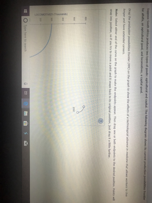 Solved in Note: Select either end of the curve on the graph | Chegg.com