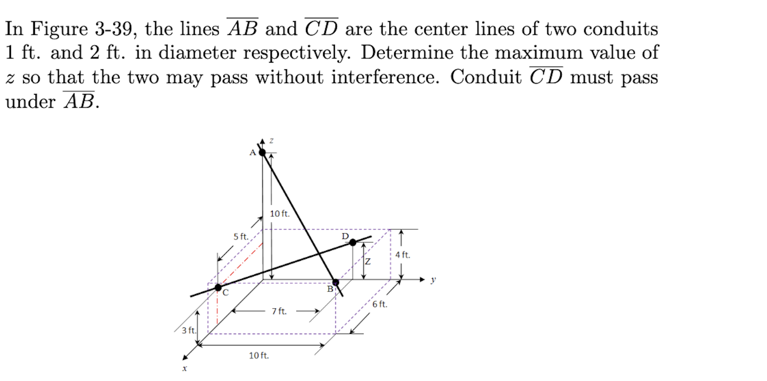 In Figure 3−39, the lines AB and CD are the center | Chegg.com