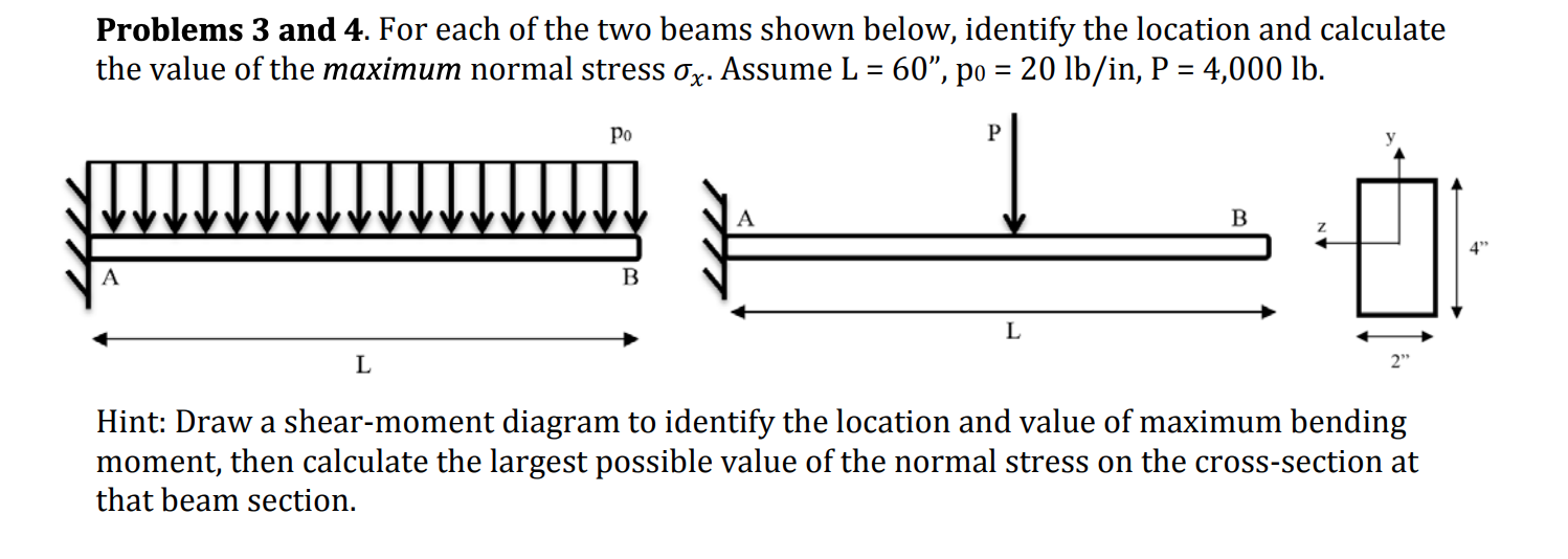 How To Calculate Normal Stress In A Beam - The Best Picture Of Beam
