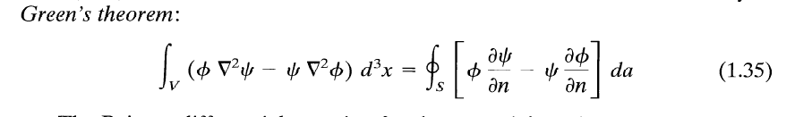 1.14 Consider the electrostatic Green functions of | Chegg.com