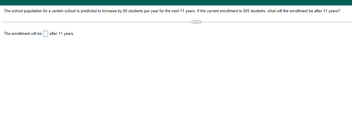 Solved The school population for a certain school is | Chegg.com