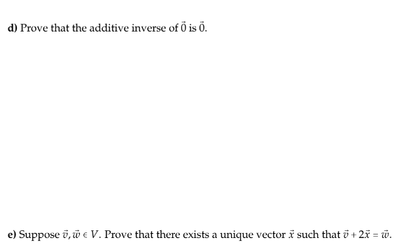 Solved Let V be a vector space. Prove the following | Chegg.com