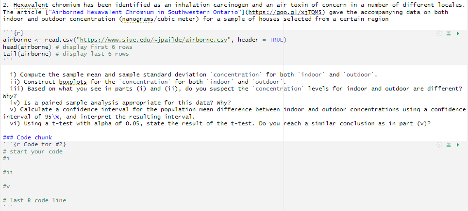 2. Hexavalent chromium has been identified as an | Chegg.com