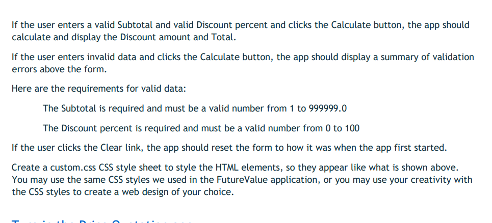 Solved Specifications You may either start a new ASP.NET | Chegg.com