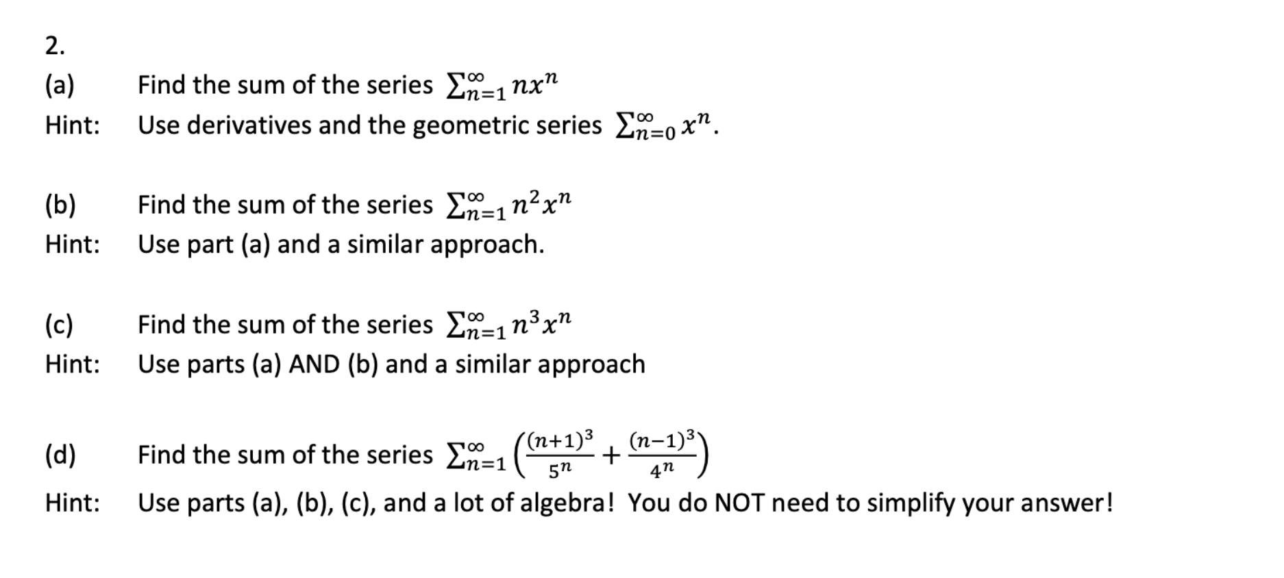 Solved This is calculus 2. Step by step with a few sentences | Chegg.com