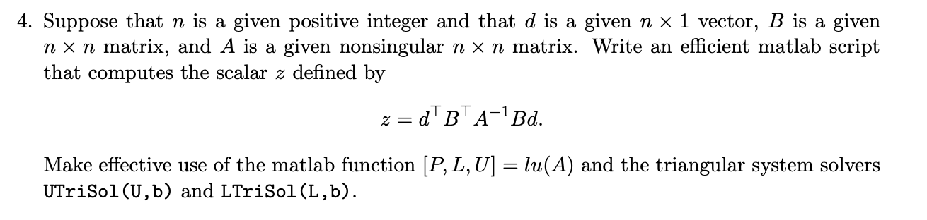 Suppose That N Is A Given Positive Integer And That D 