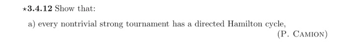 Solved 3.4.12 Show that: a) every nontrivial strong | Chegg.com