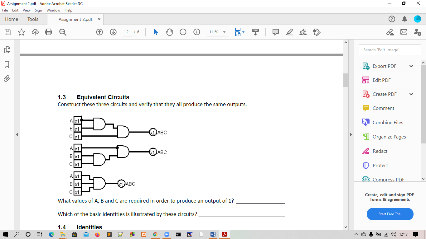 Solved - x Assignment 2.pdf - Adobe Acrobat Reader DC File | Chegg.com