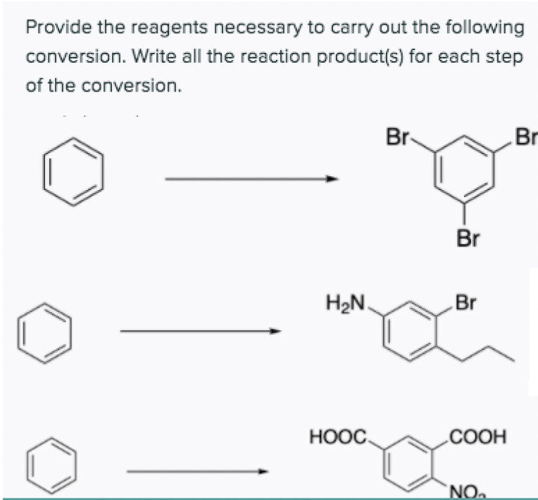 Solved Provide the reagents necessary to carry out the | Chegg.com