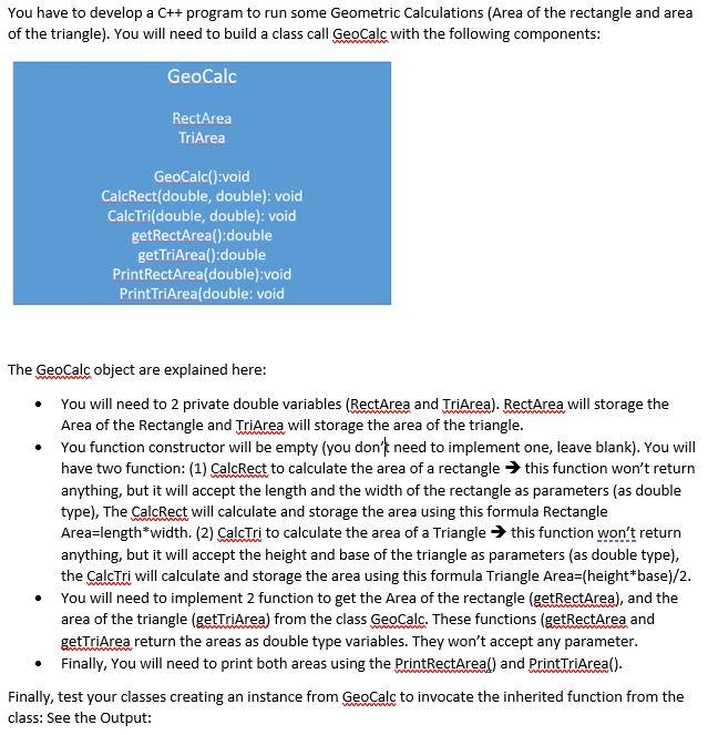 Solved You have to develop a C++ program to run some | Chegg.com